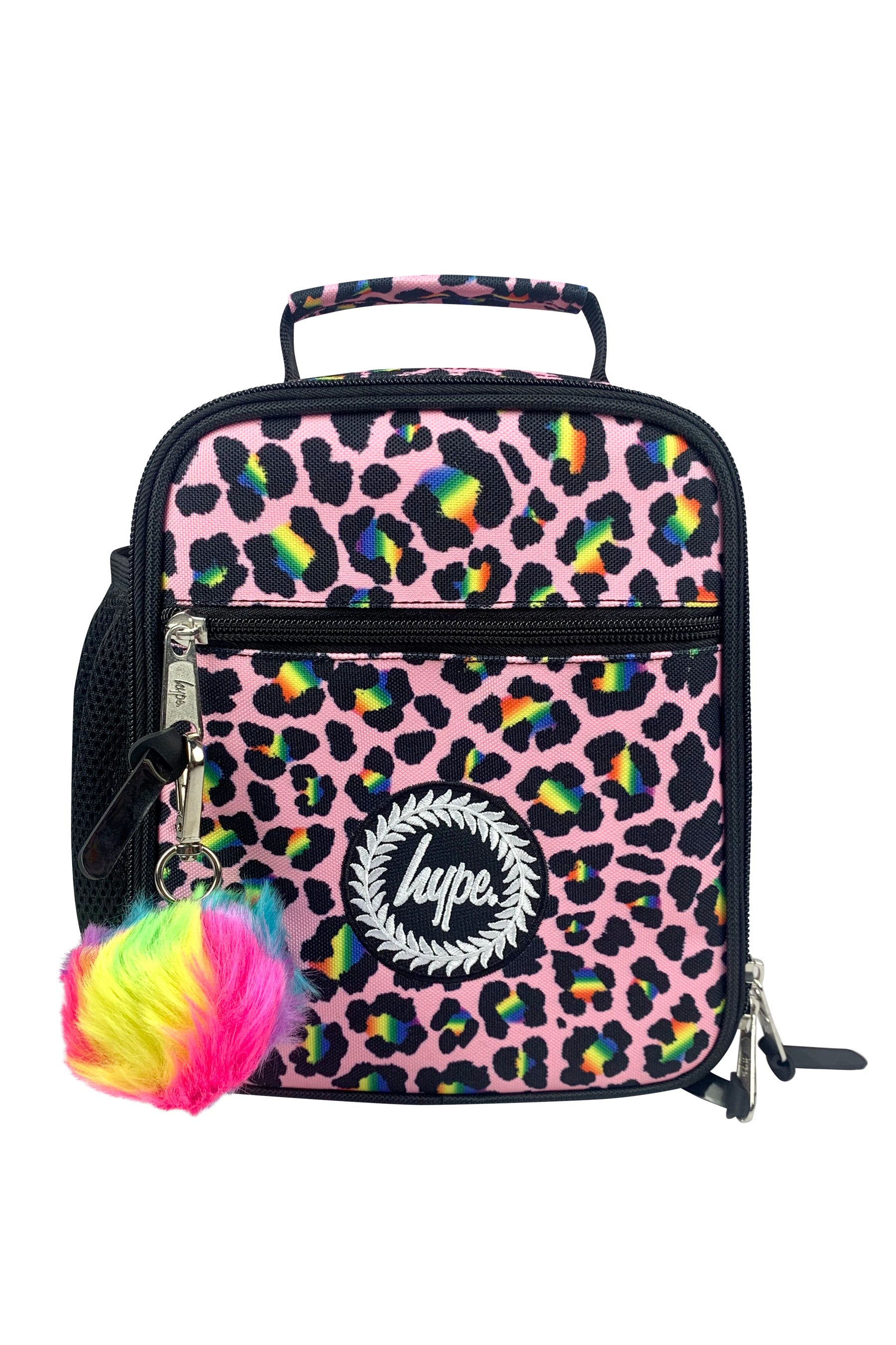 Hype Rainbow Leopard Lunch Bag - Wild Style for School