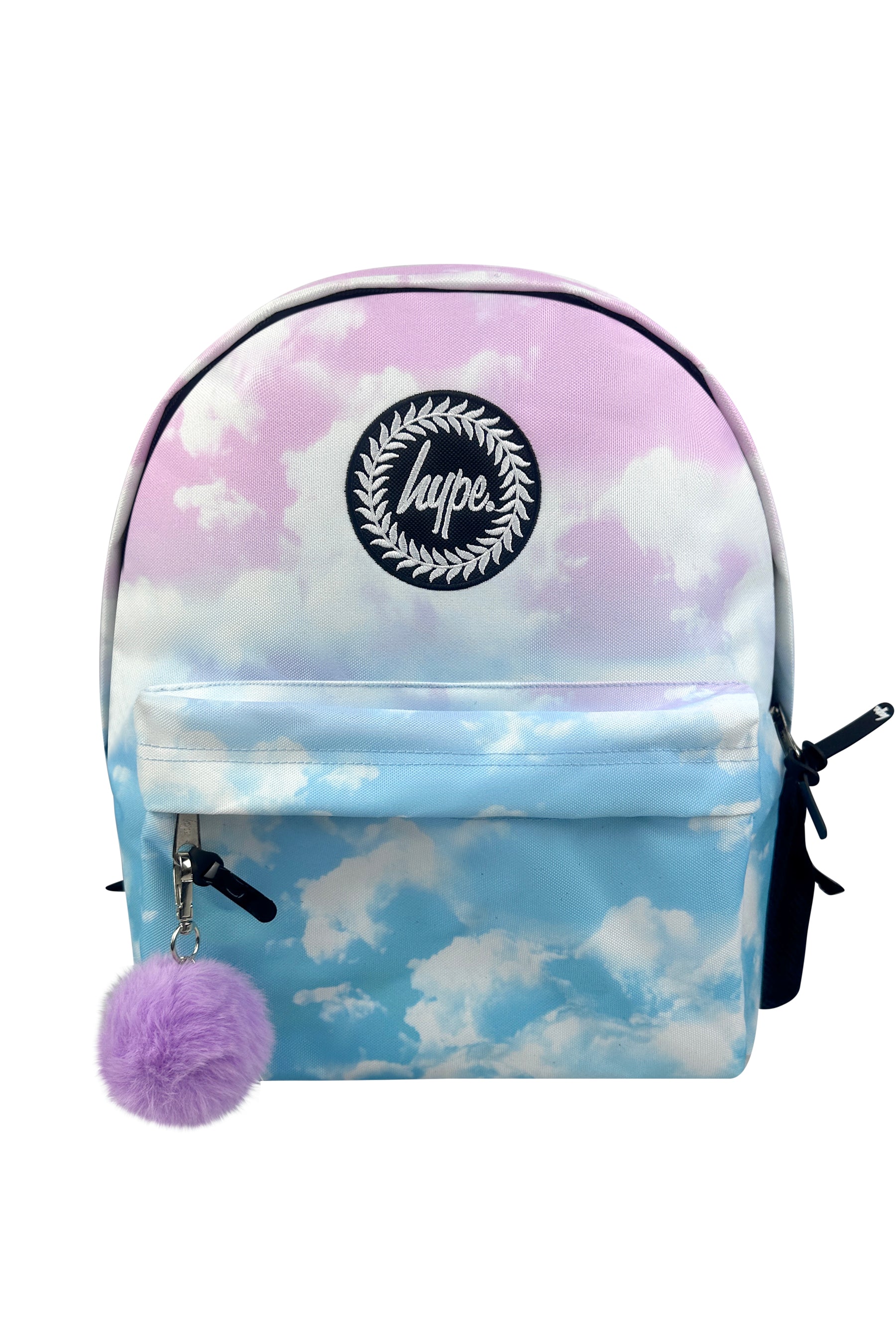 Iconic Pink/Blue Cloud Fade School Backpack